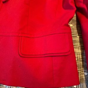 Talbots | Jackets & Coats | Red Linen Jacket | Poshmark